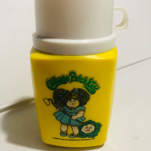 Dining | Vintage 1983 Yellow Cabbage Patch Kid Thermos | Poshmark